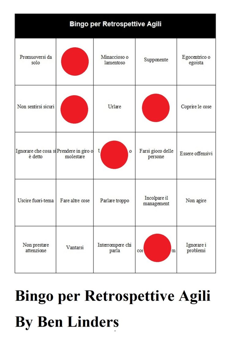 Agile Retrospective Bingo and Retrospective Smells Cards in Italian ...