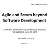 Agile and Scrum beyond Software Development - Ben Linders